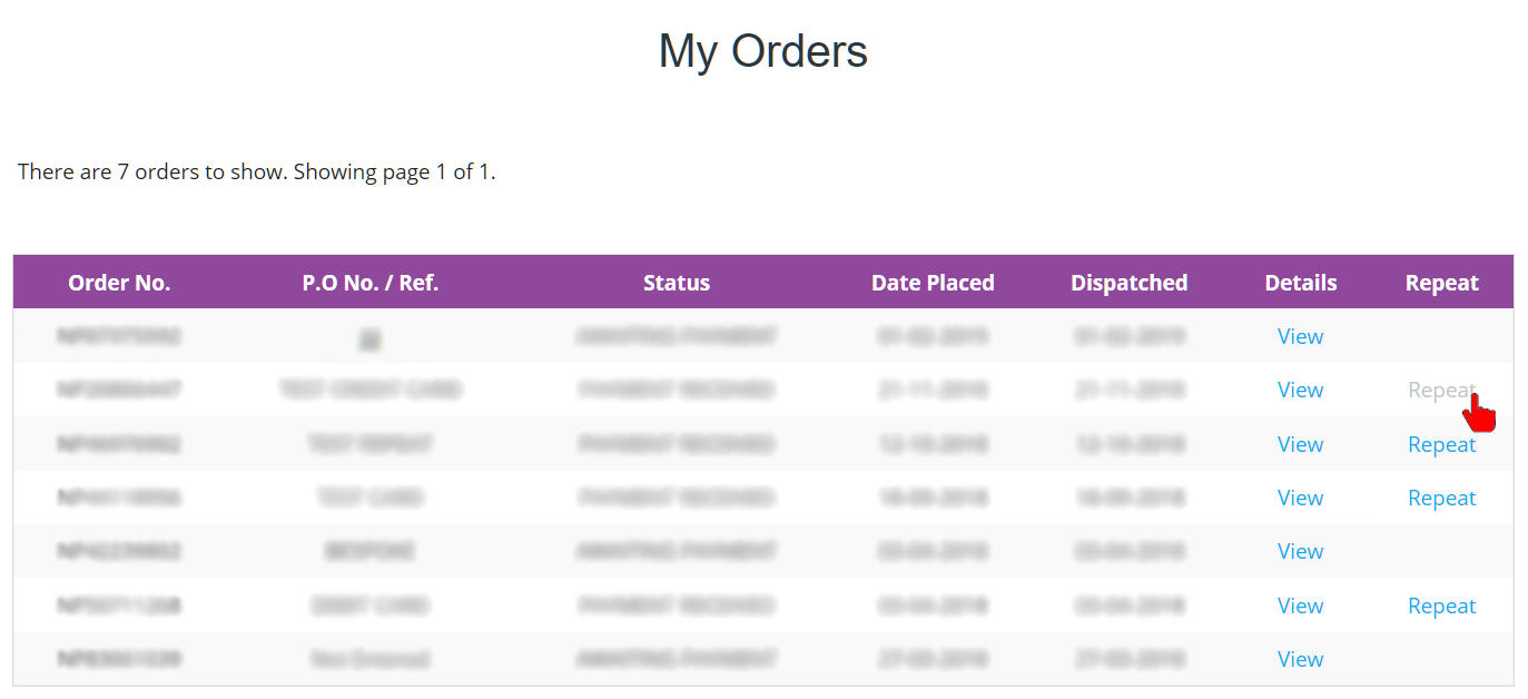 Repeating Orders | NCR Printing | NCR Pads Ltd