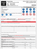 Permit to Work Form | NCR Printing | NCR Pads Ltd