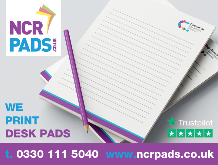 Custom Printed Desk Pads - NCR Printing | NCR Pads Ltd