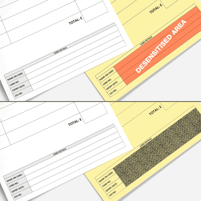 Desensitised NCR / Desensitising Ink / Hatching - NCR Printing | NCR ...